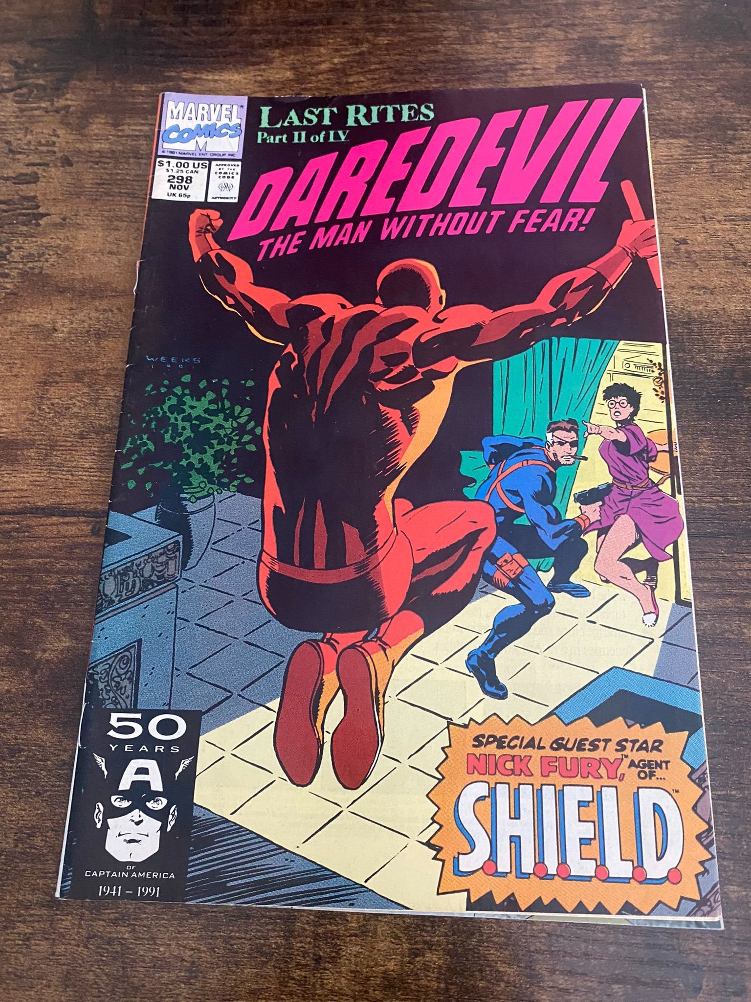 Marvel - Daredevil #298 Nov 1991 / Last Rites: Part II Of IV | Comic ...