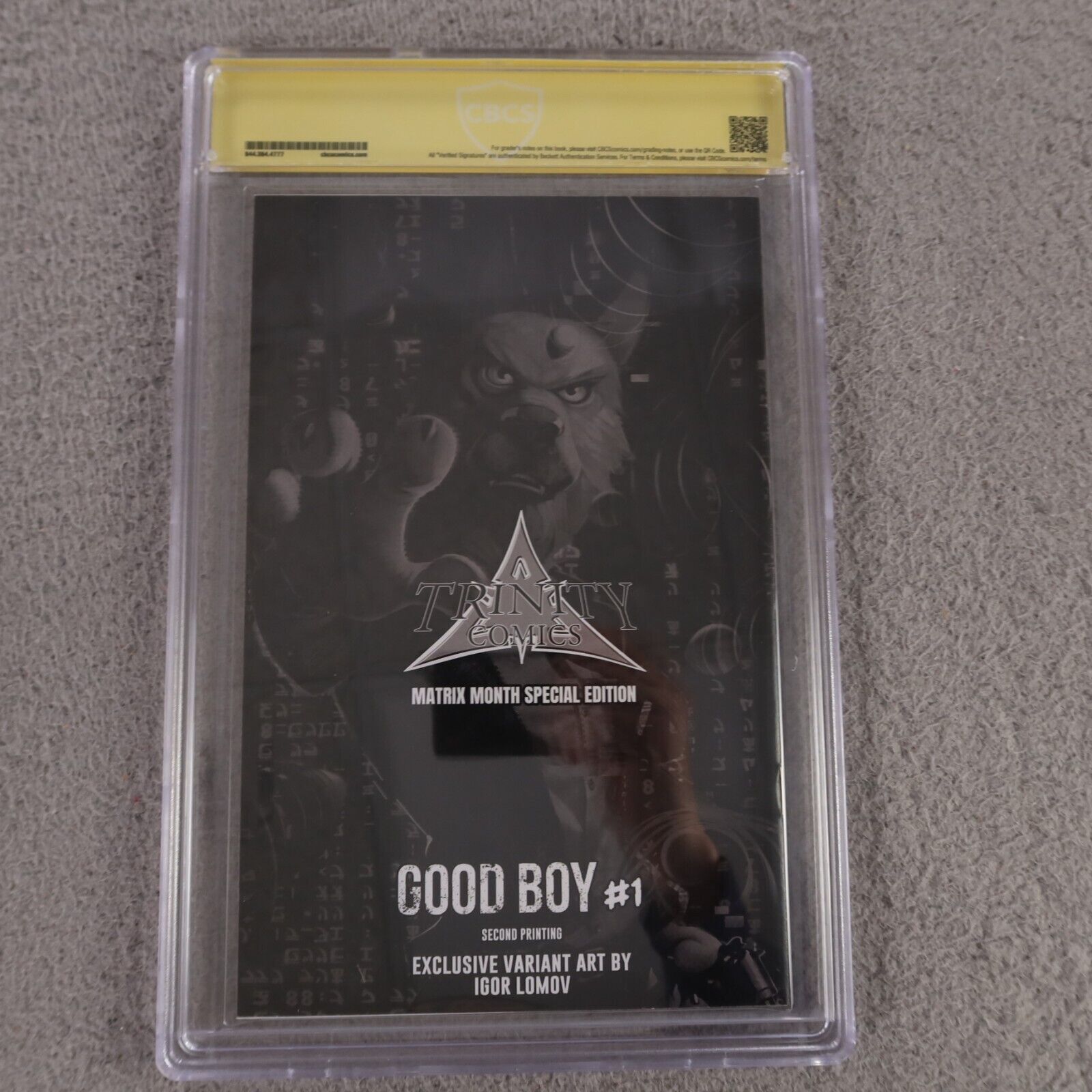 Good Boy #1 Virgin Metal Igor Lomov Matrix Homage Garrett Gunn SS 2021 ...