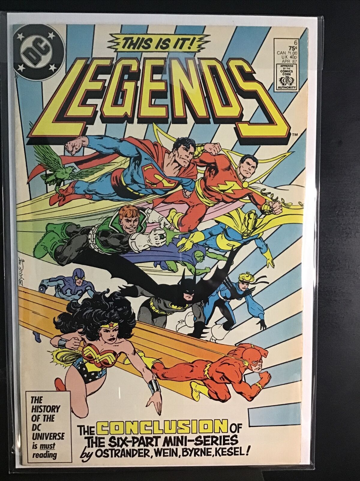DC Legends #1 Of 6 Issue Mini Series 1986 Amanda Waller M.A.S.K. Short ...