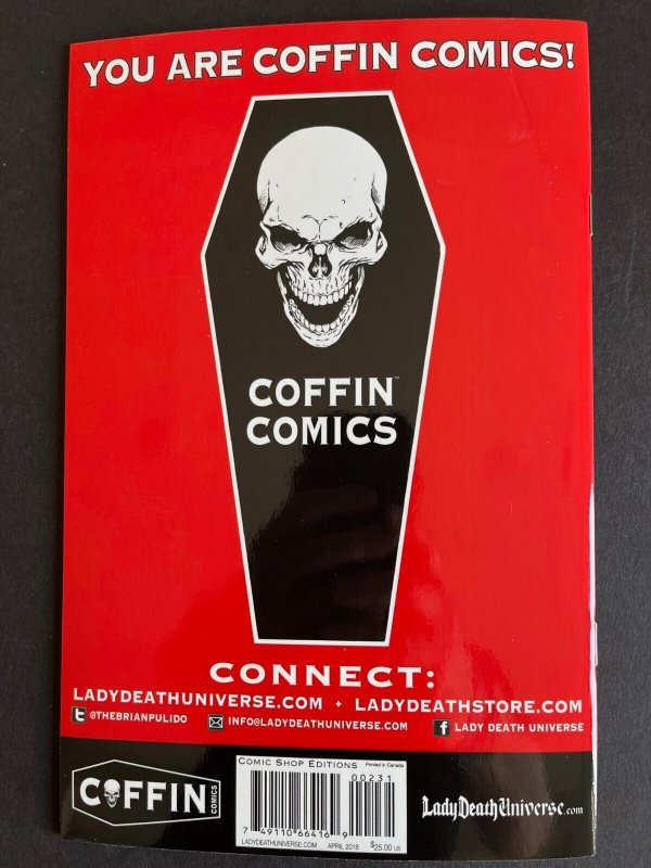 Coffin Comics Lady Death Apocalyptic Abyss 2 Paul Green Premium Edition ...
