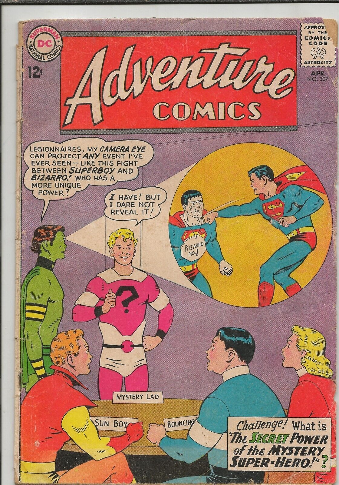 Adventure Comics #307 ORIGINAL Vintage 1963 DC Comics 1st Element Lad ...