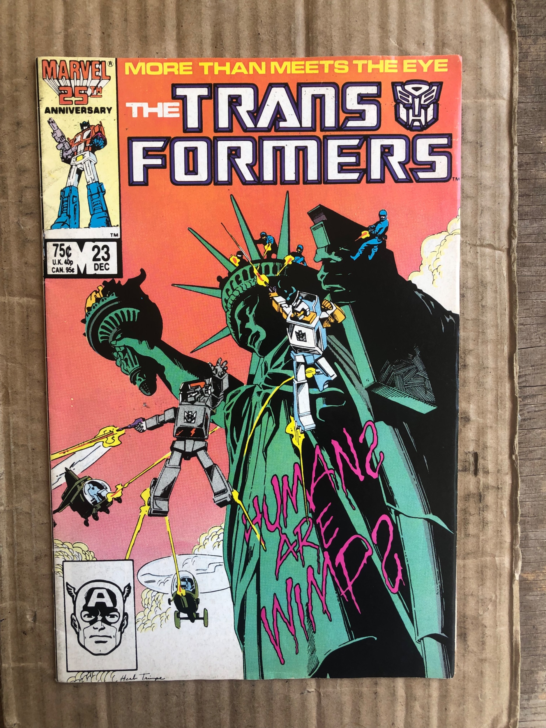 The Transformers #23 (1986) | Comic Books - Copper Age, Marvel / HipComic