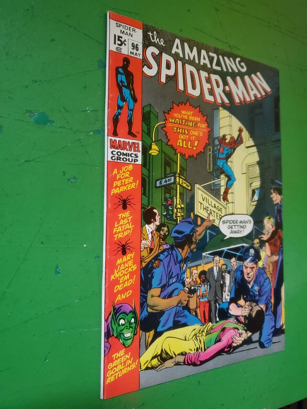 Amazing Spider-Man #96 Drug Issue! Green Goblin! No CCA! 1971 Marvel FN ...