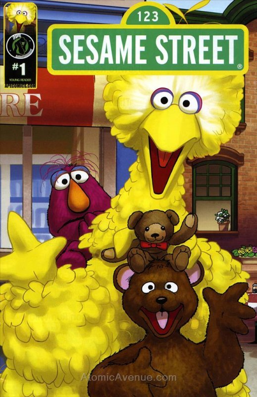 Sesame Street #1A VF/NM ; Ape Entertainment | Big Bird Variant | Comic ...