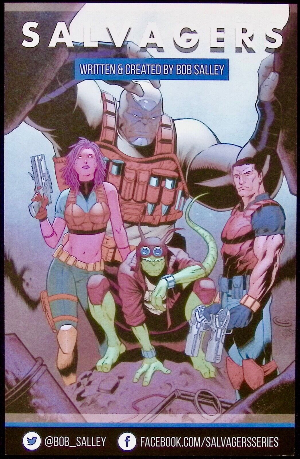 SALVAGERS THE WRECK RAIDERS Comic Issue 2 — 2017 Source Point Press ...