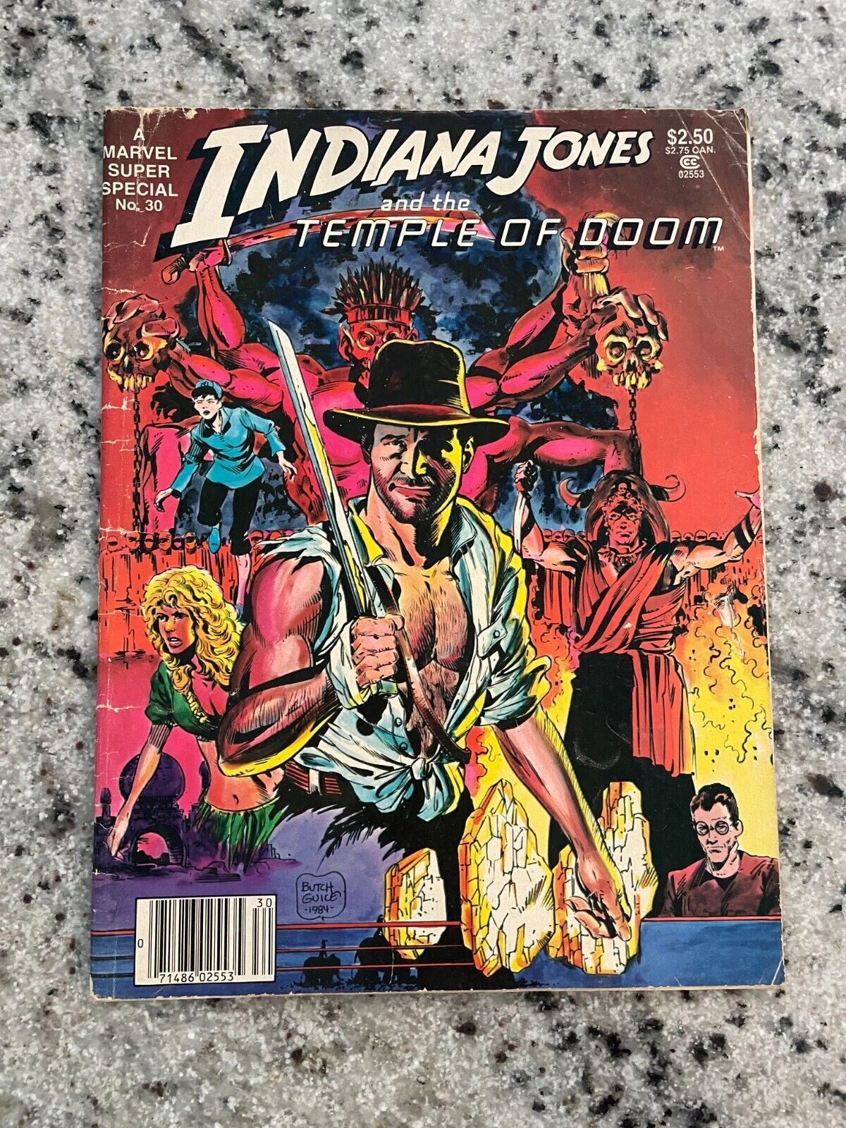Marvel Super Special #30 Comic Book Magazine Indiana Jones Temple Of ...