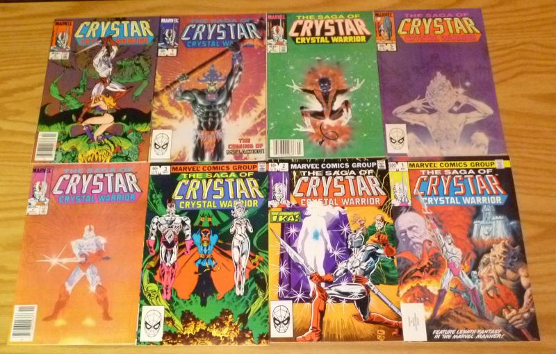 Saga of Crystar, Crystal Warrior #1-11 VF/NM complete series - marvel ...