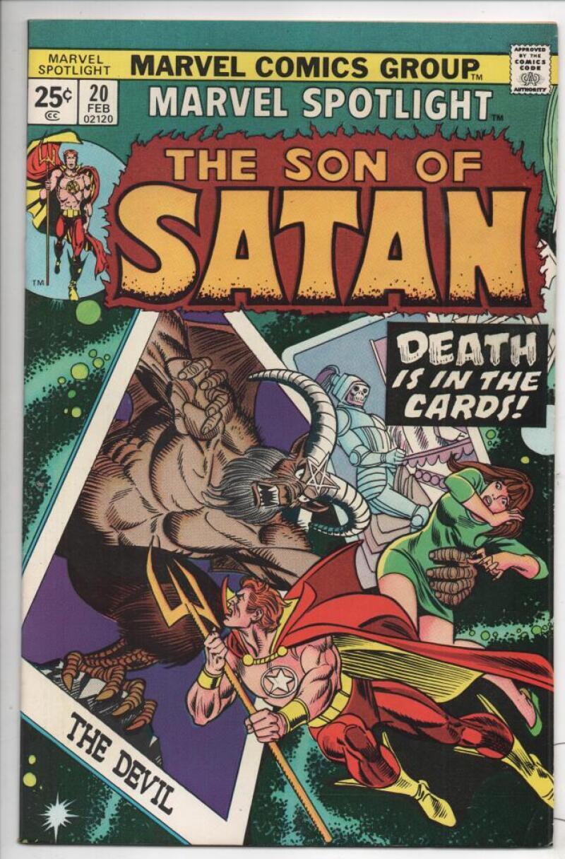 MARVEL SPOTLIGHT #20, VF+, Son of Satan, Buscema, 1975, more Bronze age ...