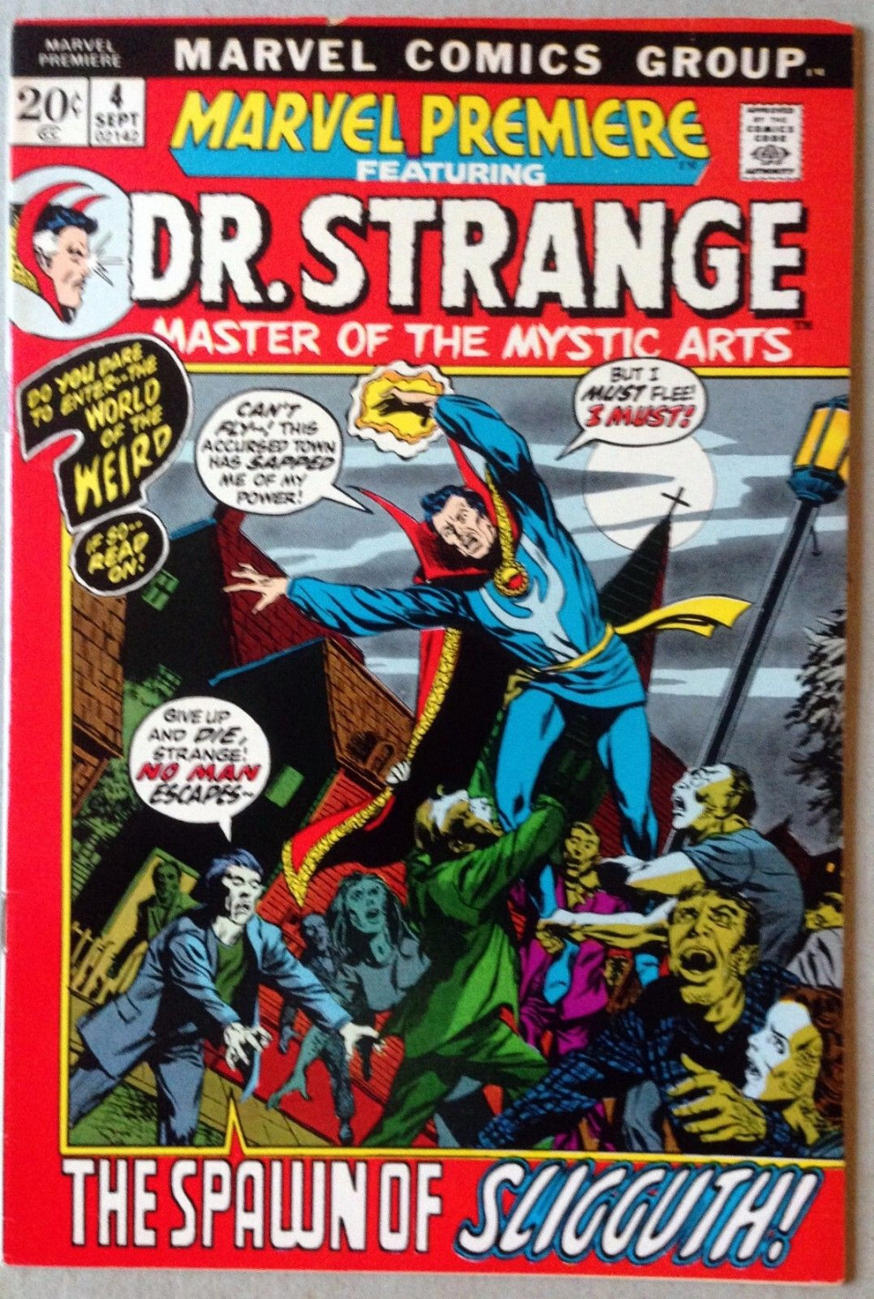 Marvel Premiere (1972) #4 FN+ (6.5) featuring Doctor Strange Barry ...