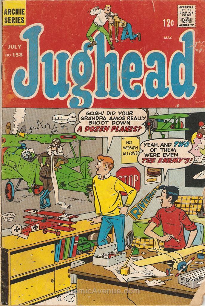 Jughead (Vol. 1) #158 GD ; Archie | low grade comic July 1968 Model ...