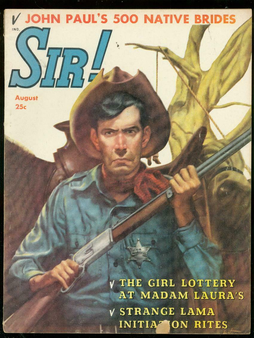 Sir! Pulp AUG 1958-Western-Cheesecake-Brigitte Bardot VG | Comic ...