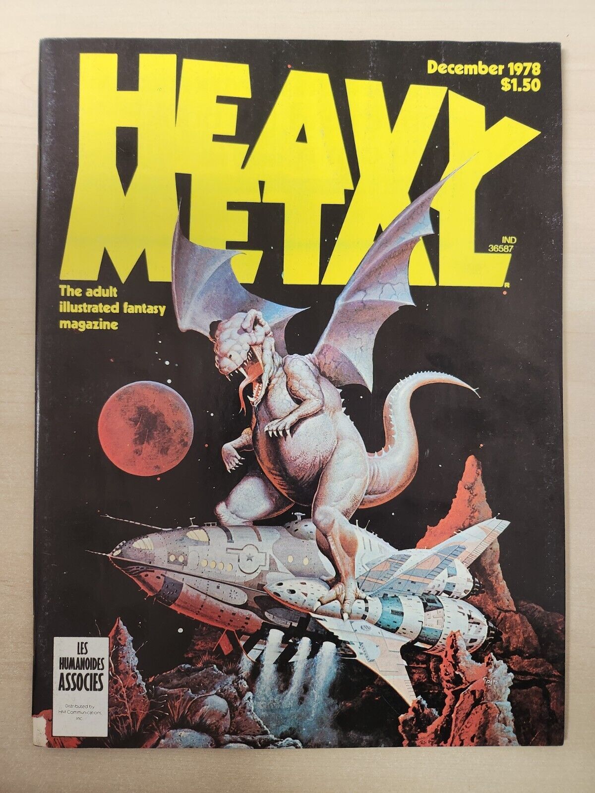 HEAVY METAL Magazine #21 DEC 1978 (5.5) Peter Jones Cover / Moebius ...