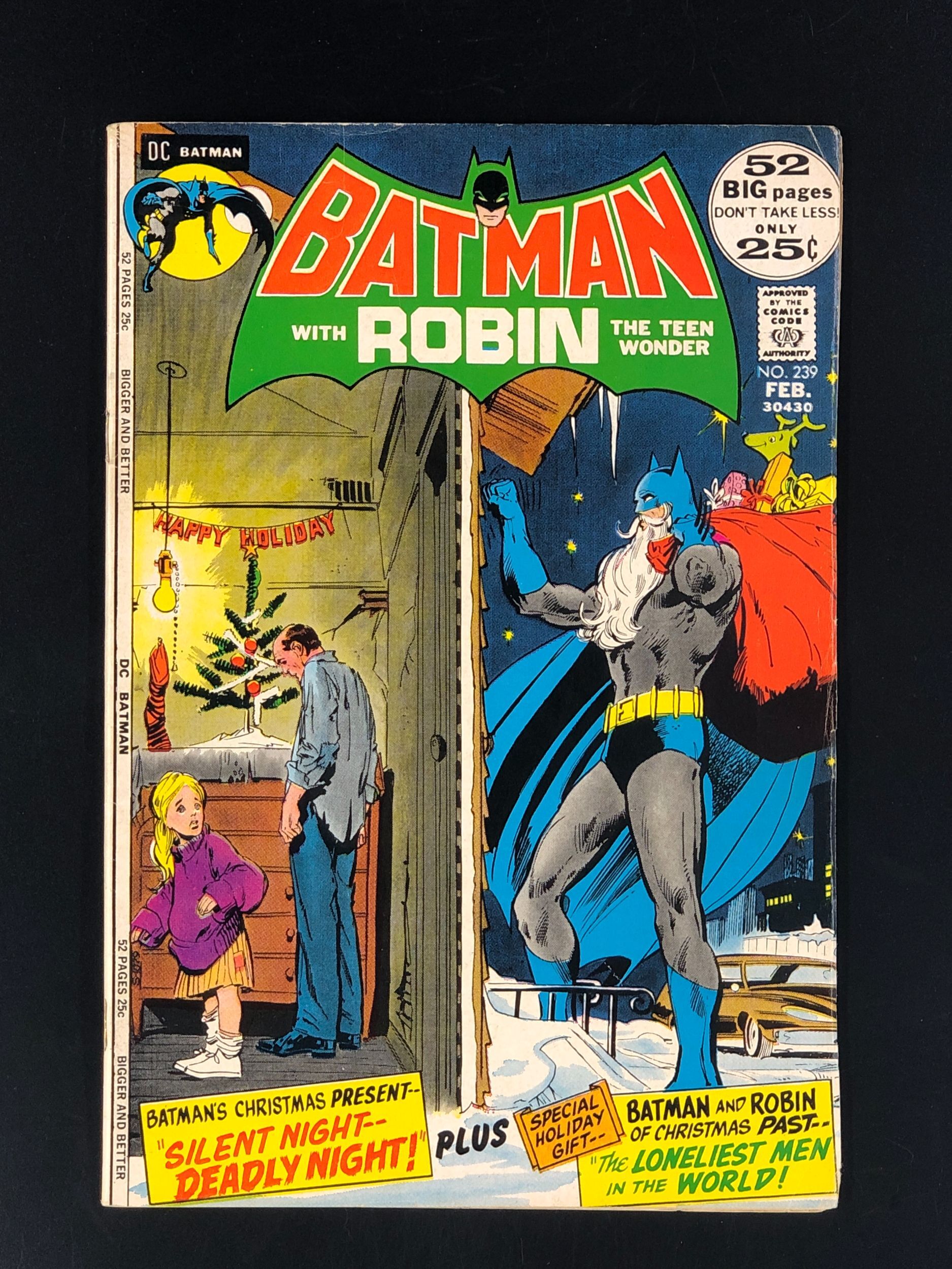 Batman #239 (1972) VG/FN Neal Adams Christmas Cover | Comic Books ...