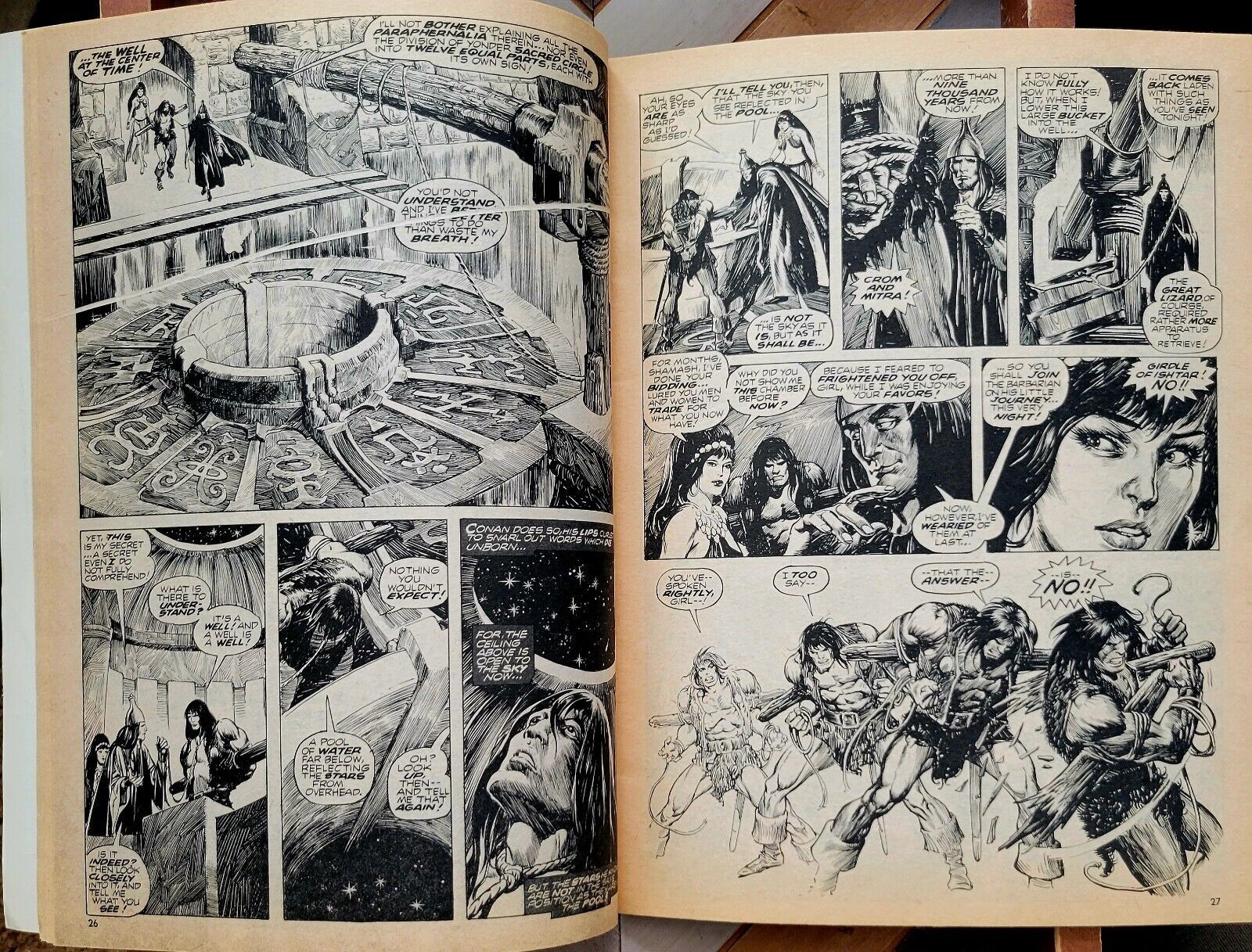 SAVAGE SWORD OF CONAN #7 FN (Marvel 1975) Roy Thomas | Buscema ...