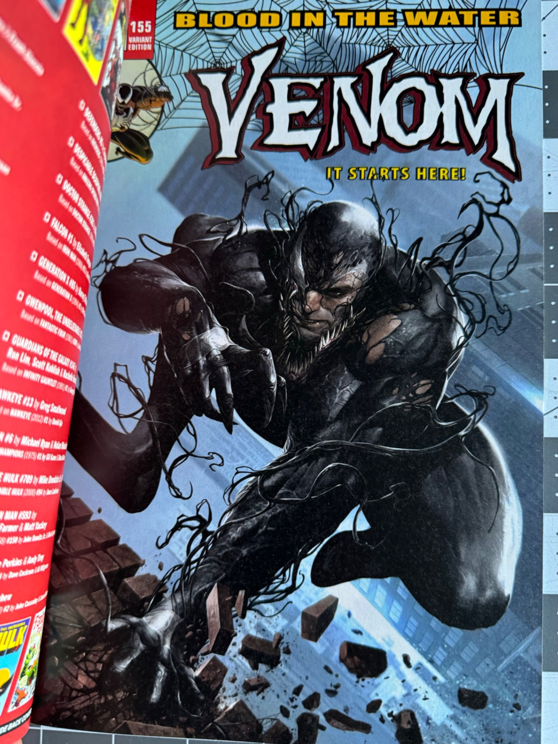 Venom #155 Mattina Amazing Spider-Man Venom Homage Cover 546 Lenticular ...