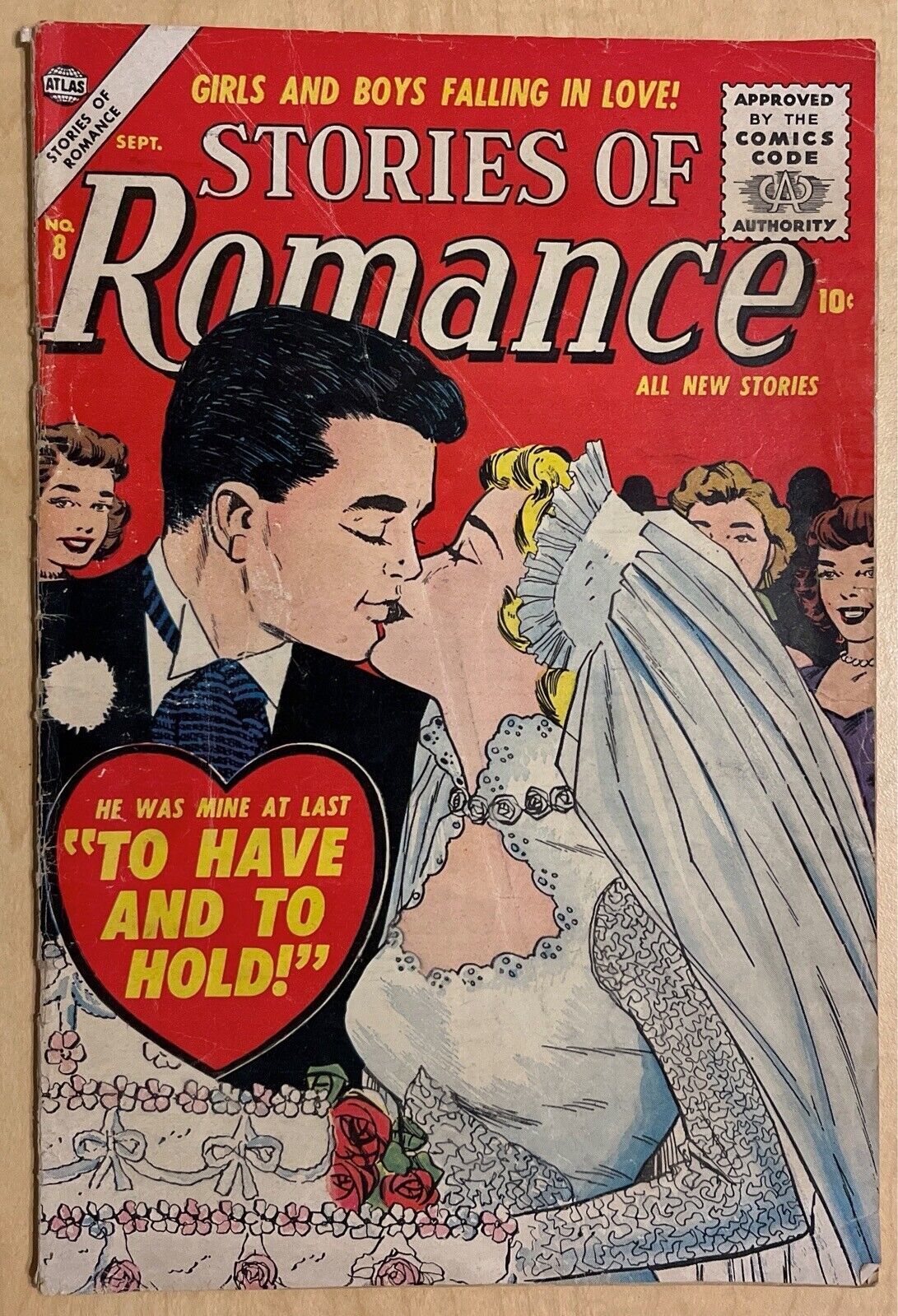Stories of Romance #8 G/VG 3.0 Atlas Romance 1955 | Comic Books ...