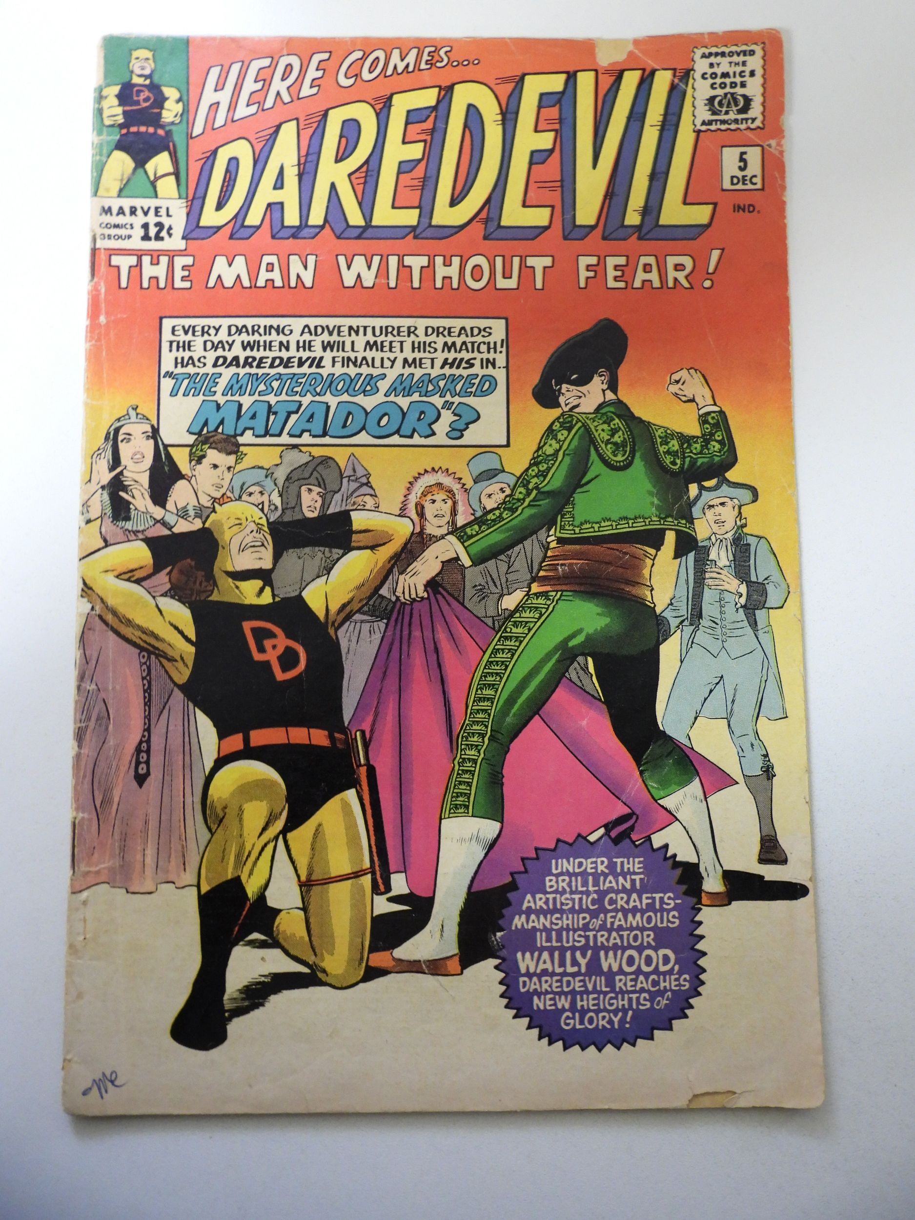 Daredevil #5 (1964) 1st App of the Matador! VG- Cond See description ...