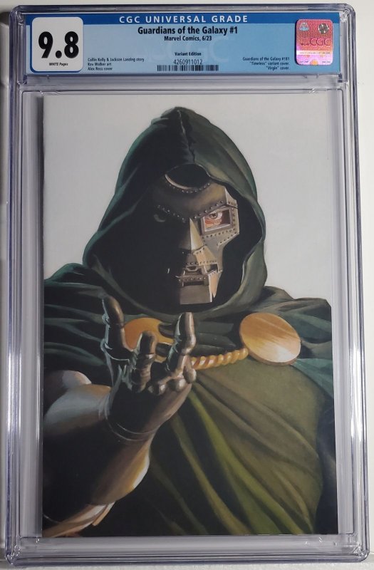 Guardians of the Galaxy #1 (2023) CGC 9.8 NM/MT Timeless Doctor Doom ...