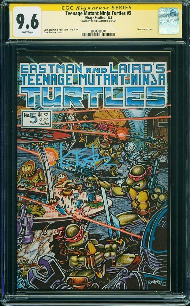 Teenage Mutant Ninja Turtles #5 (Mirage, 1985) CGC 9.6 Signed | Comic ...