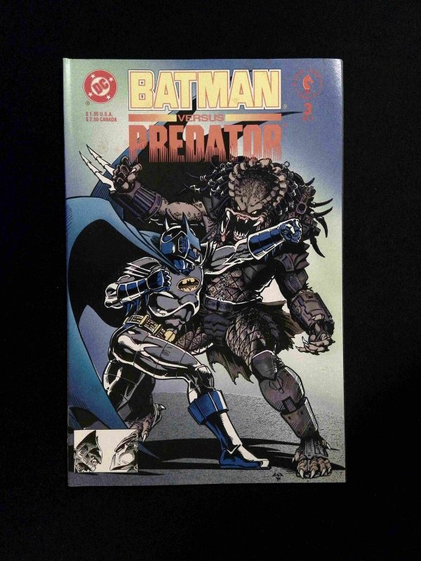 Batman vs. Predator #3B DC/DARK HORSE Comics 1992 VF+ WARNER VARIANT ...