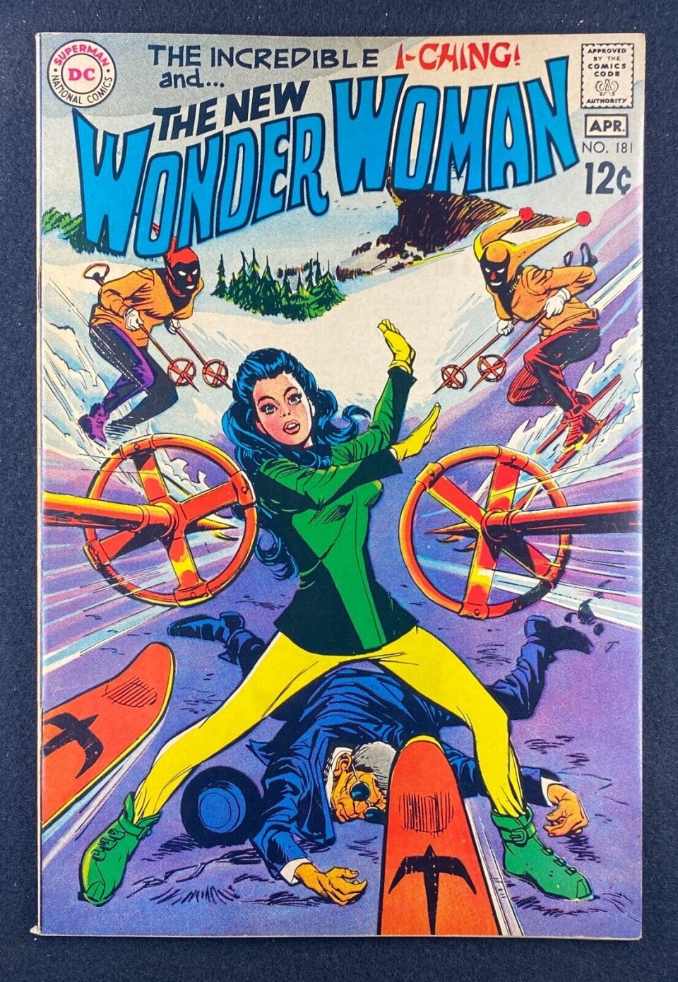 Wonder Woman (1942) #181 VF+ (8.5) Mike Sekowsky I-Ching Tim Trench ...