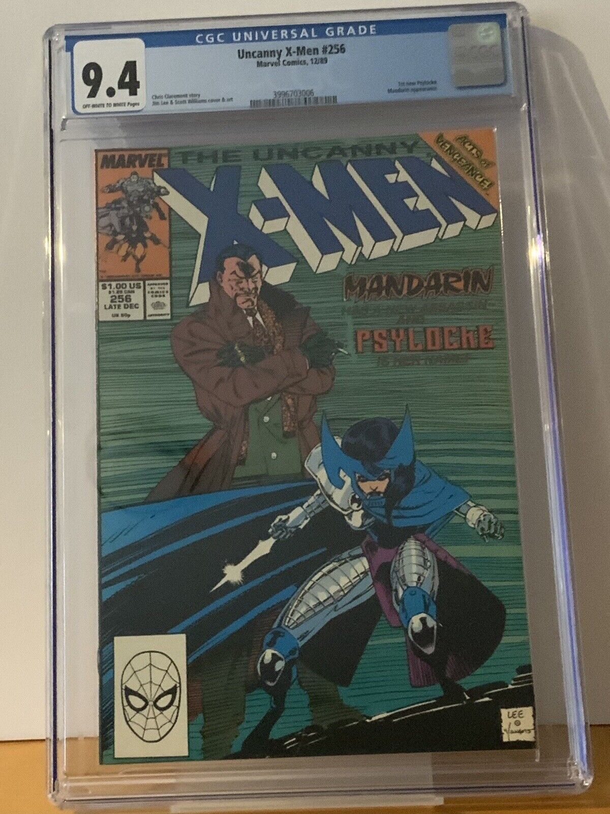 The Uncanny X-Men #256 CGC 9.4 1st New Psylocke | Comic Books - Copper ...
