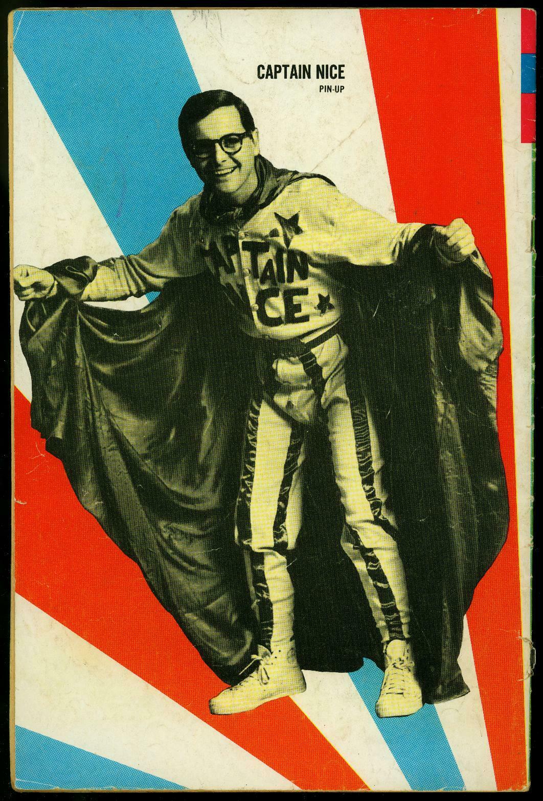 Captain Nice #1 1967- Gold Key Comics- based on TV series G | Comic Books - Golden Age, Gold Key ...
