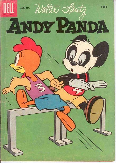 ANDY PANDA (1943-1962 DELL) 43 G-VG August-October 1958 COMICS BOOK ...