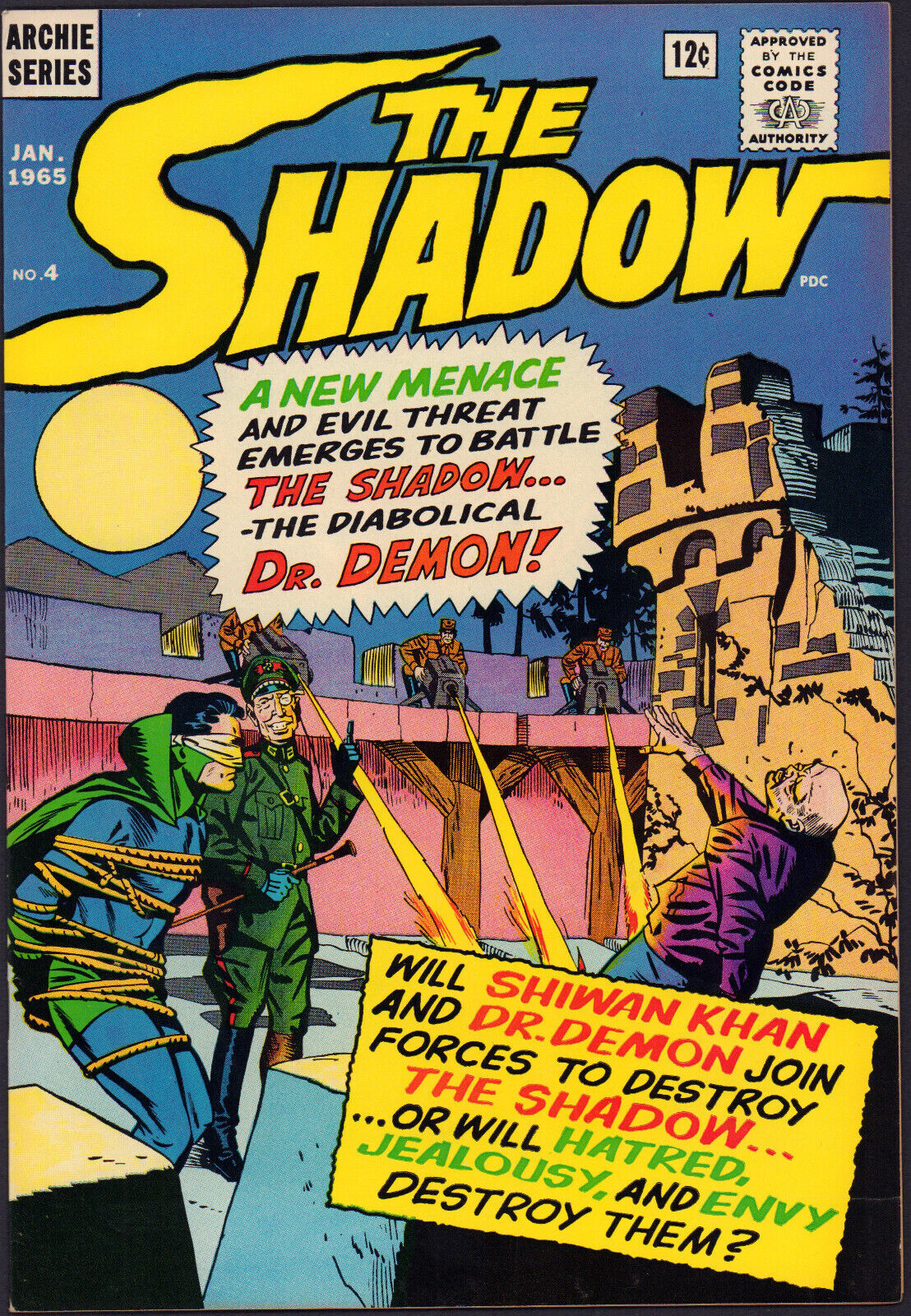 The Shadow #4 - Archie Series (9.0 / 9.2) 1965 | Comic Books - Silver ...