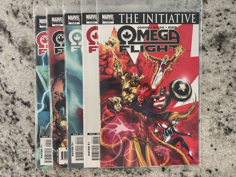 Omega Flight Complete Marvel Comics LTD Series # 1 2 3 4 5 X-Men ...