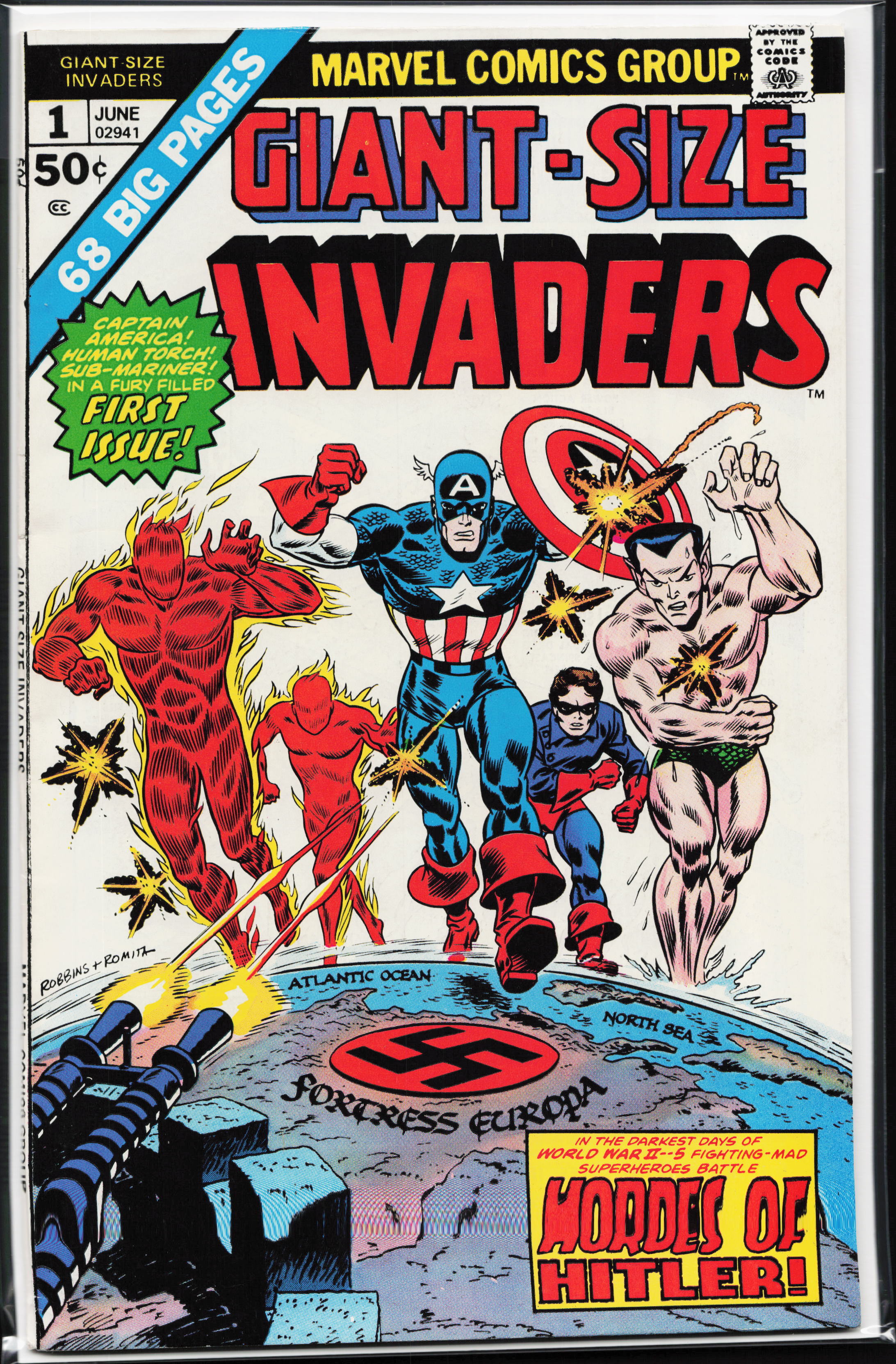 Giant-Size Invaders #1 (1975) The Invaders | Comic Books - Bronze Age, Marvel, Superhero / HipComic