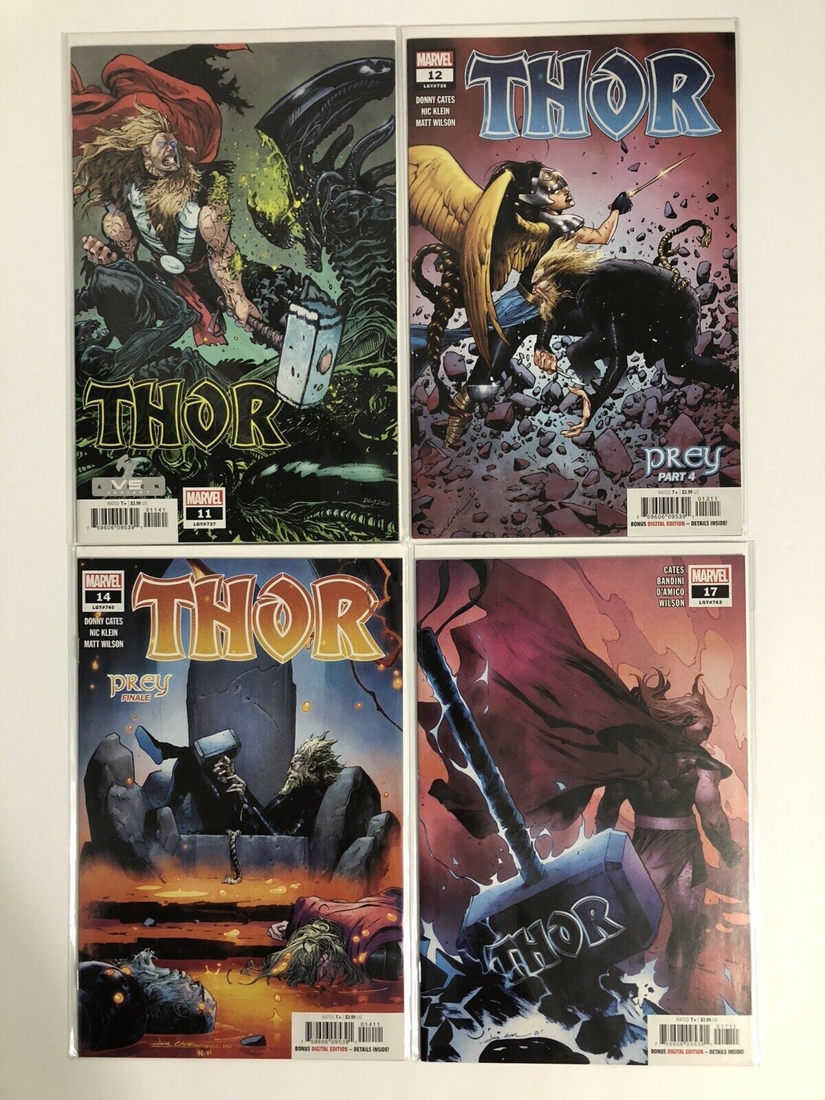 Lot Of 17 Thor Comics New/Unread Total Cover Price $70.83 2020-2023 ...