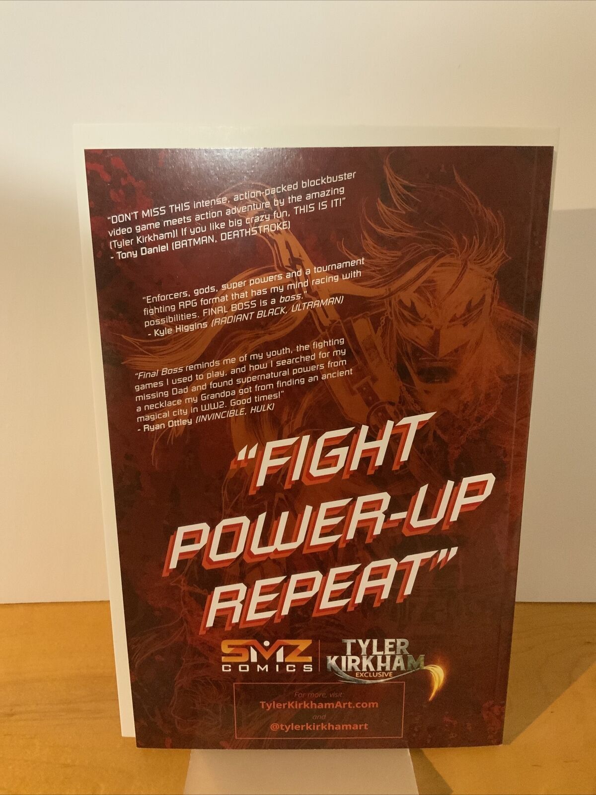 Final Boss #1 SIGNED Alex Riegel, SMZ Exclusive, Tyler Kirkham NM. W ...