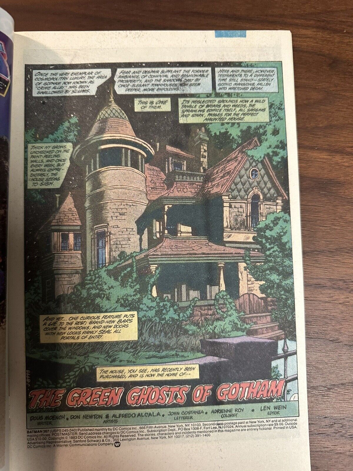 Batman #367 VF/NM Cover art by Ed Hannigan and Dick Giordano. (DC 1984 ...