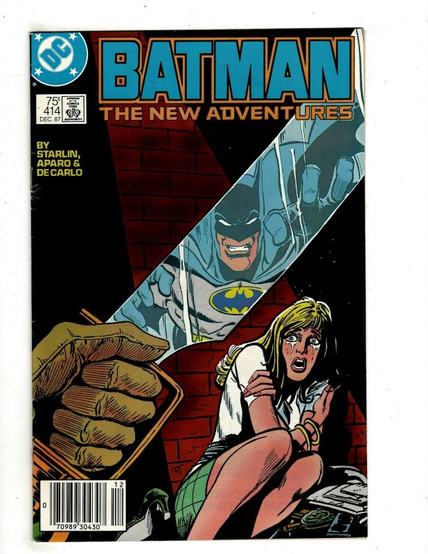 10 Batman DC Comics # 408 409 410 411 412 413 414 416 421 425 Bruce ...