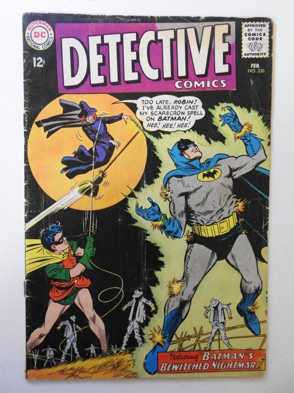 Detective Comics #336 (1965) GD Condition centerfold detached | Comic ...
