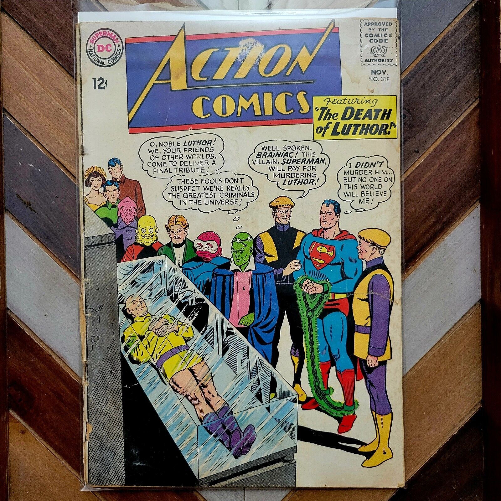 Action Comics #256 318 324 (DC 1959-65) Silver Age Superman/Lex Luthor ...
