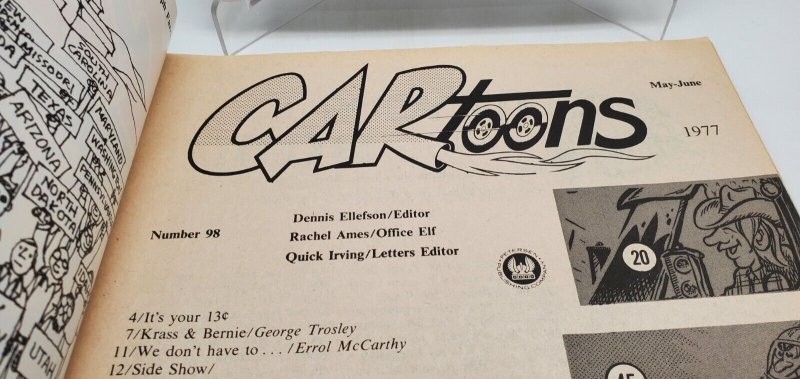 CARtoons Magazine May/June 1977, Cartoons for the car enthusiasts ...