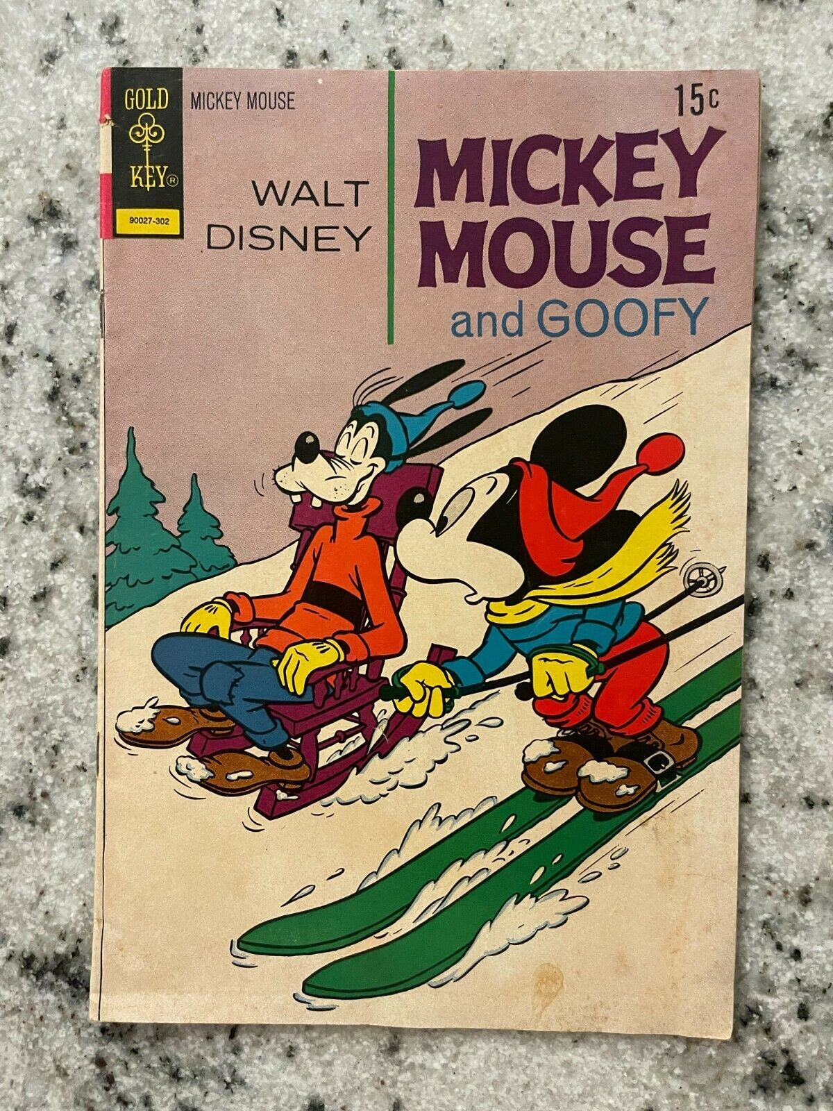 Mickey Mouse & Goofy # 140 VG/FN Gold Key Comic Book Walt Disney Pluto ...