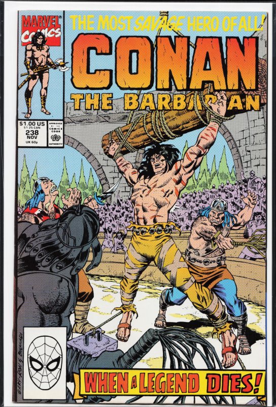 Conan the Barbarian #238 (1990) Conan | Comic Books - Copper Age, Marvel, Conan, Horror & Sci-Fi ...