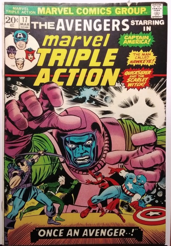Marvel Triple Action #17 (1974) | Comic Books - Bronze Age, Marvel ...