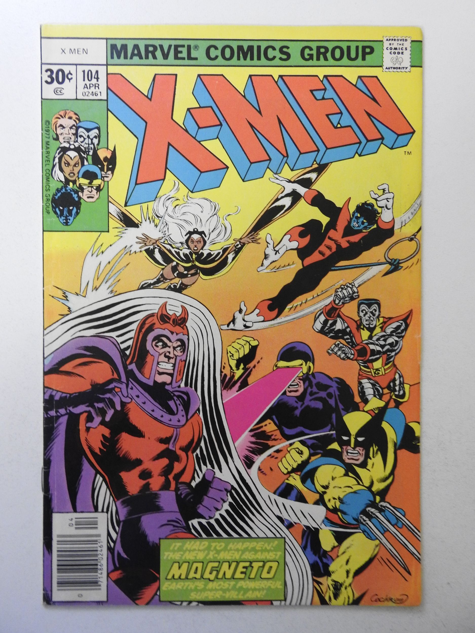 The X-Men #104 (1977) VG/FN Condition! 1st Cameo App of Starjammers ...