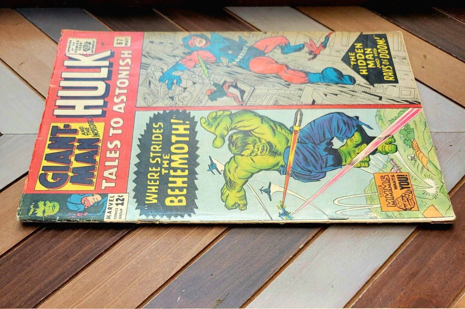 TALES to ASTONISH #67 VG (Marvel 1965) HULK & GIANT-MAN! Jack Kirby ...