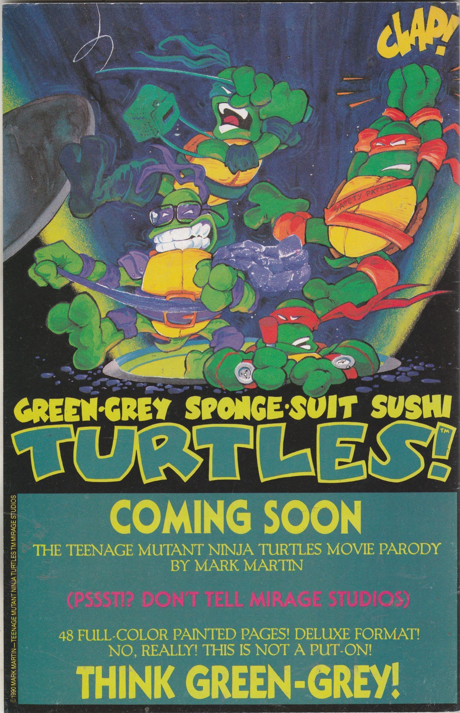 Teenage Mutant Ninja Turtles #29 (1990) High-Grade Cowabanga! New Hit ...