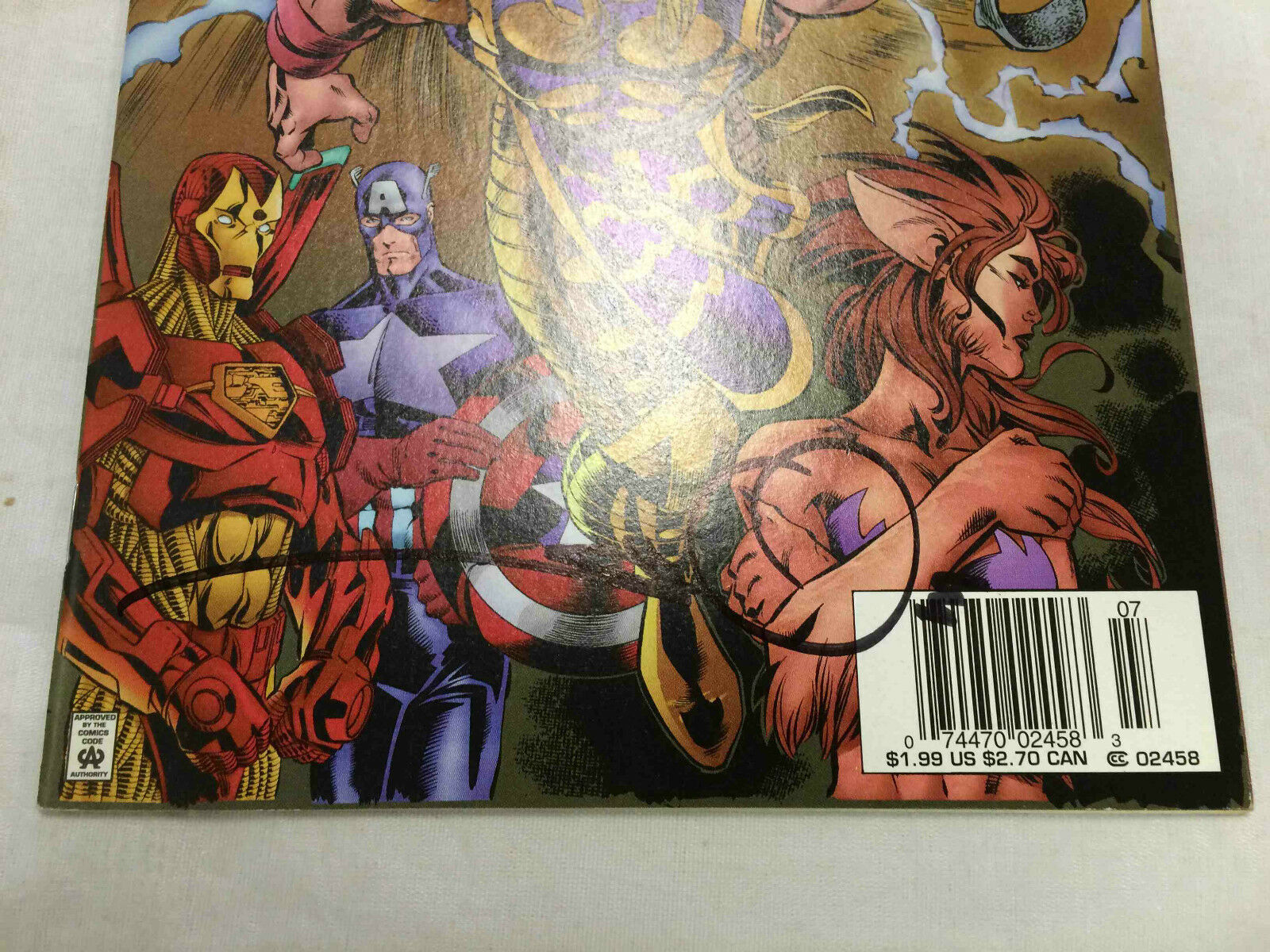 Avengers #9 Comic Book Marvel 1997 - Signed by Simonson | Comic Books ...