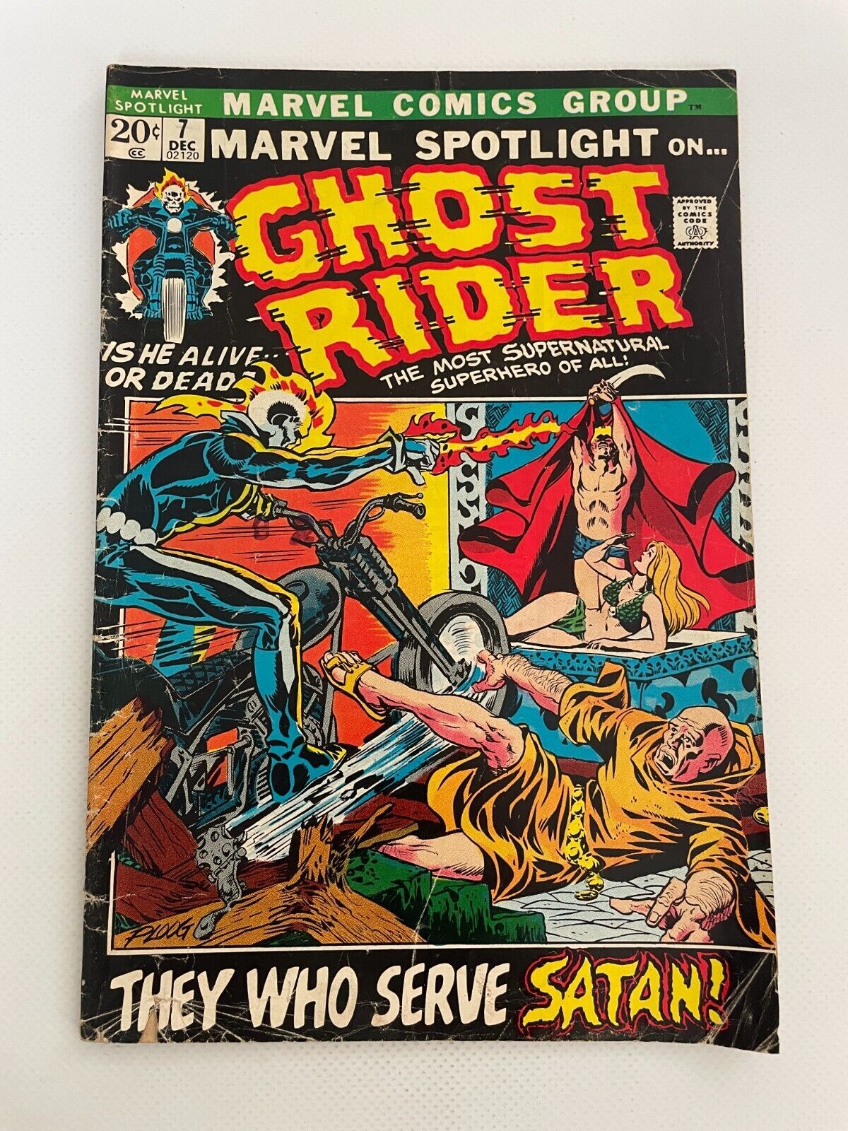 Marvel Spotlight # 7 VG Comic Book Ghost Rider 15 LI6 | Comic Books ...