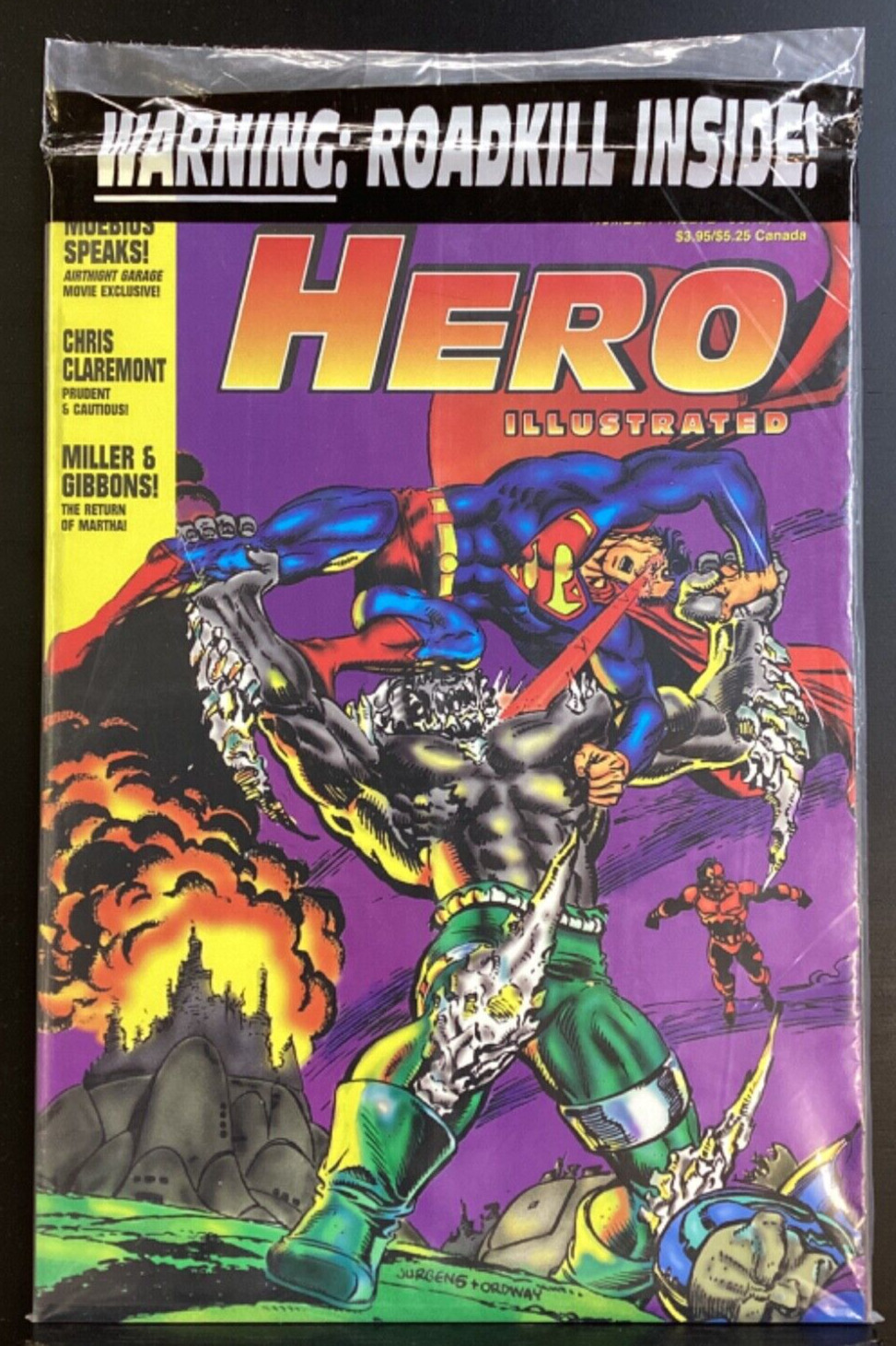 Hero Illustrated #12 Claremont, Miller, Gibbons, Moebius! SEALED ...