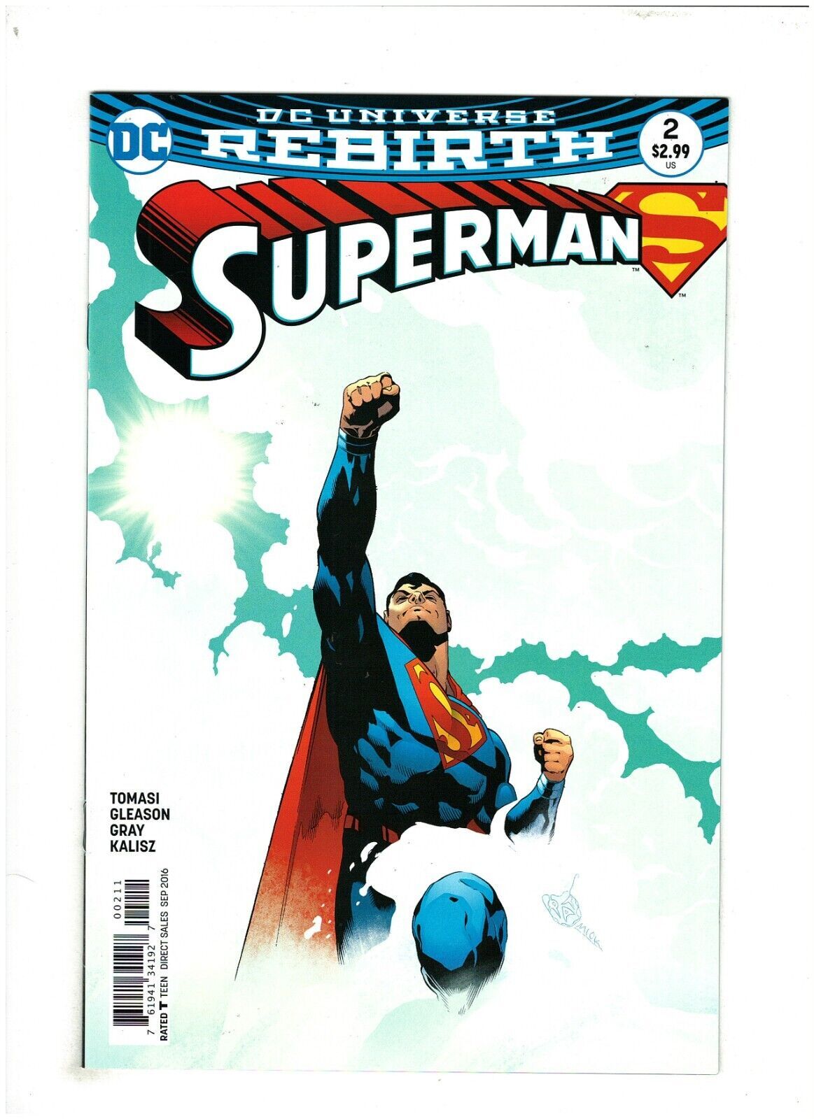 Superman #2 NM- 9.2 DC Rebirth 2016 Gleason Variant | Comic Books ...