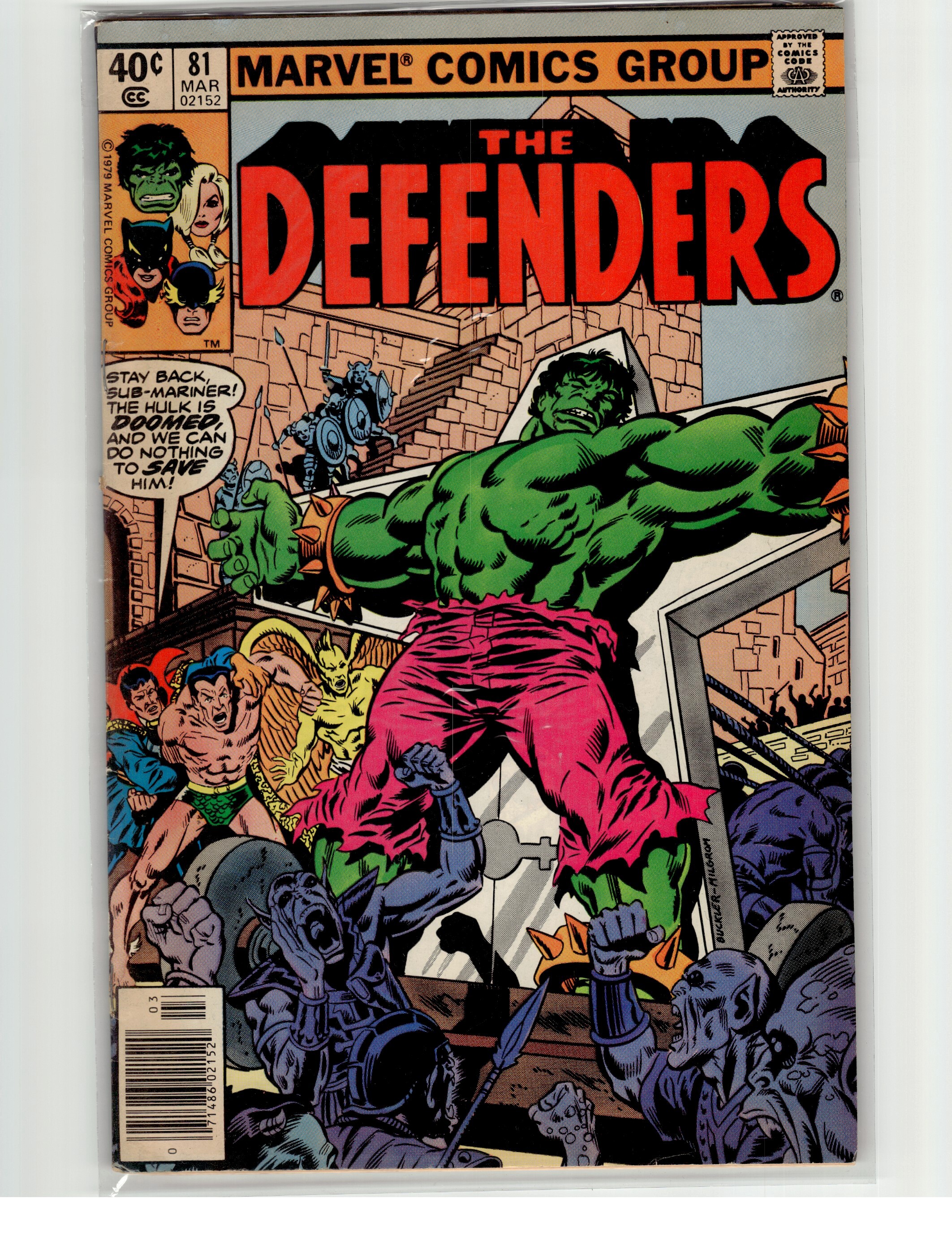 The Defenders #81 Newsstand Edition (1980) The Defenders | Comic Books ...