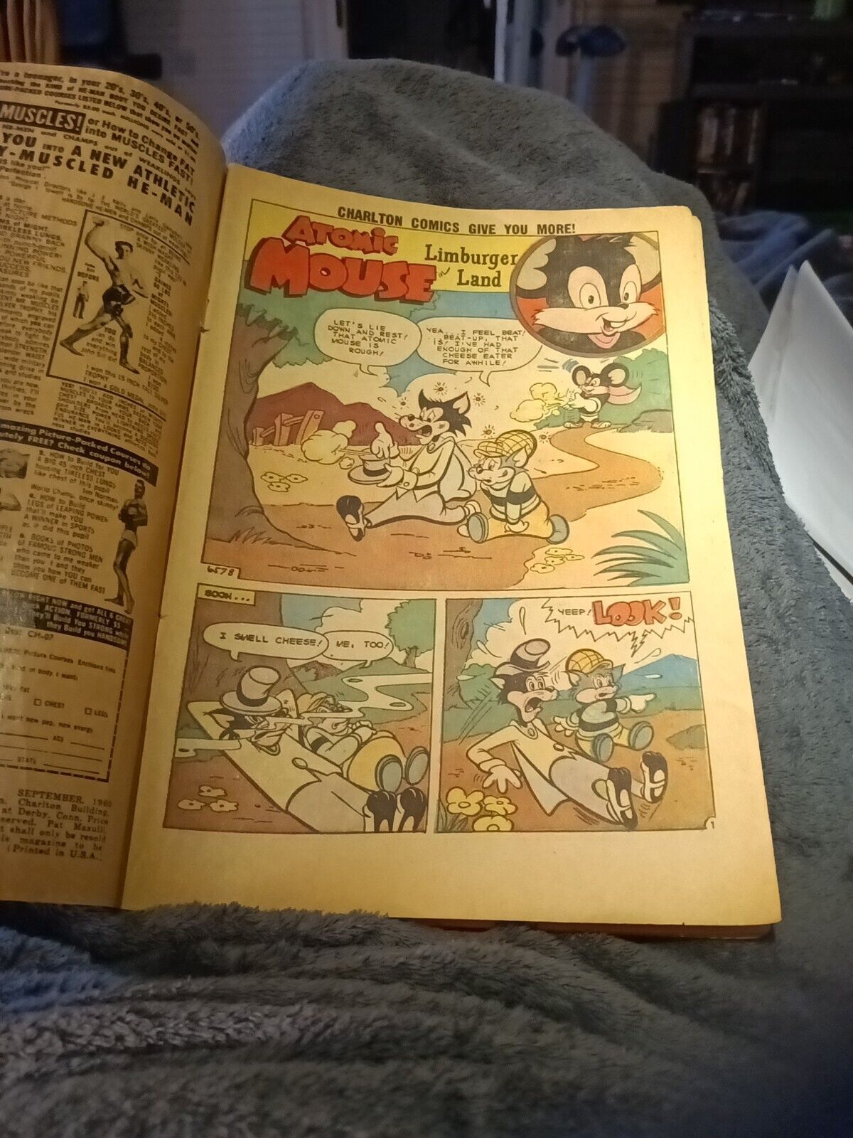 Atomic Mouse 38 Charlton Comics 1960 Funny Animal Superhero Silver age ...